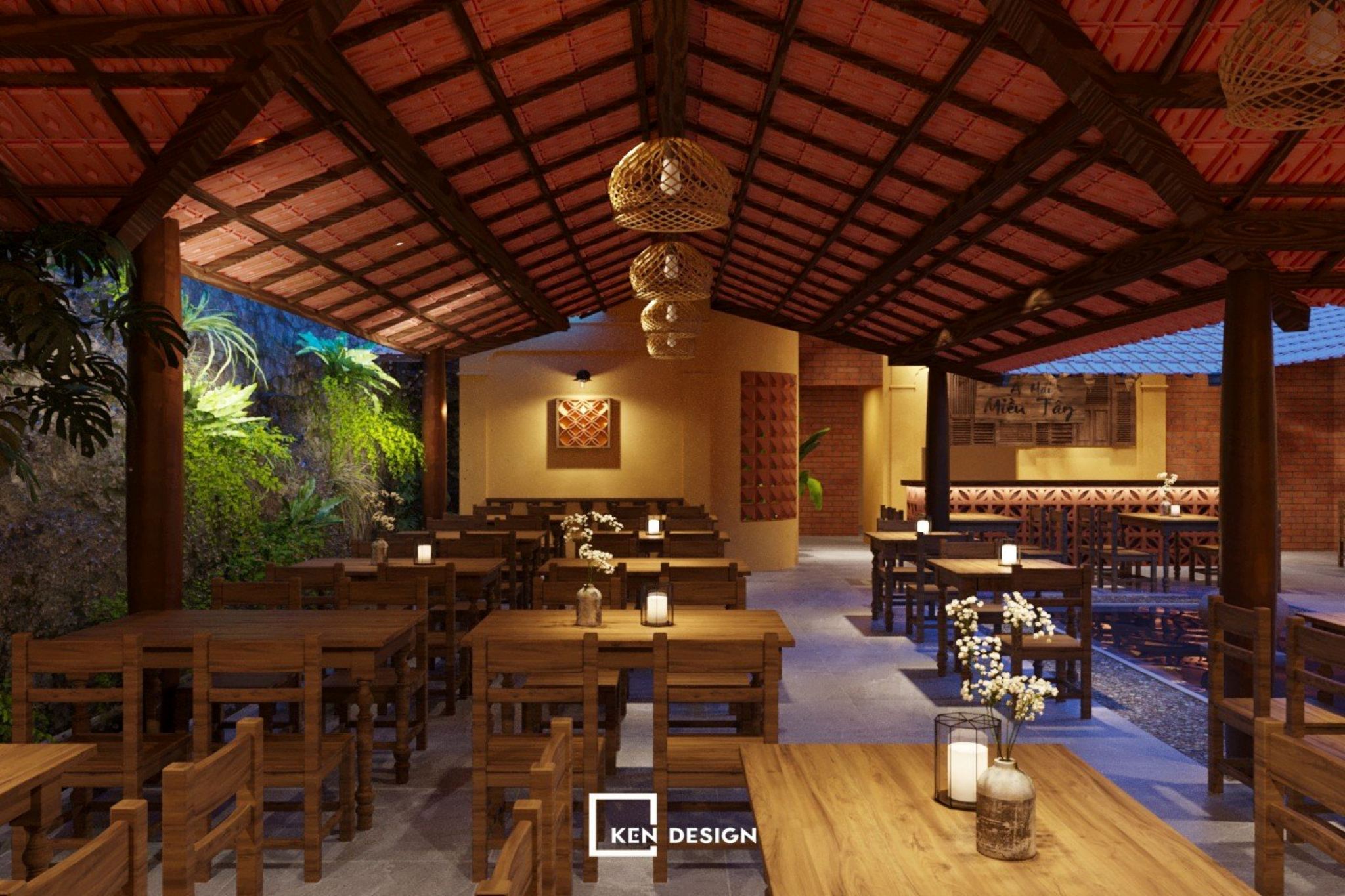 Design and construction of professional restaurant - cafe KenDesign | Kendesign